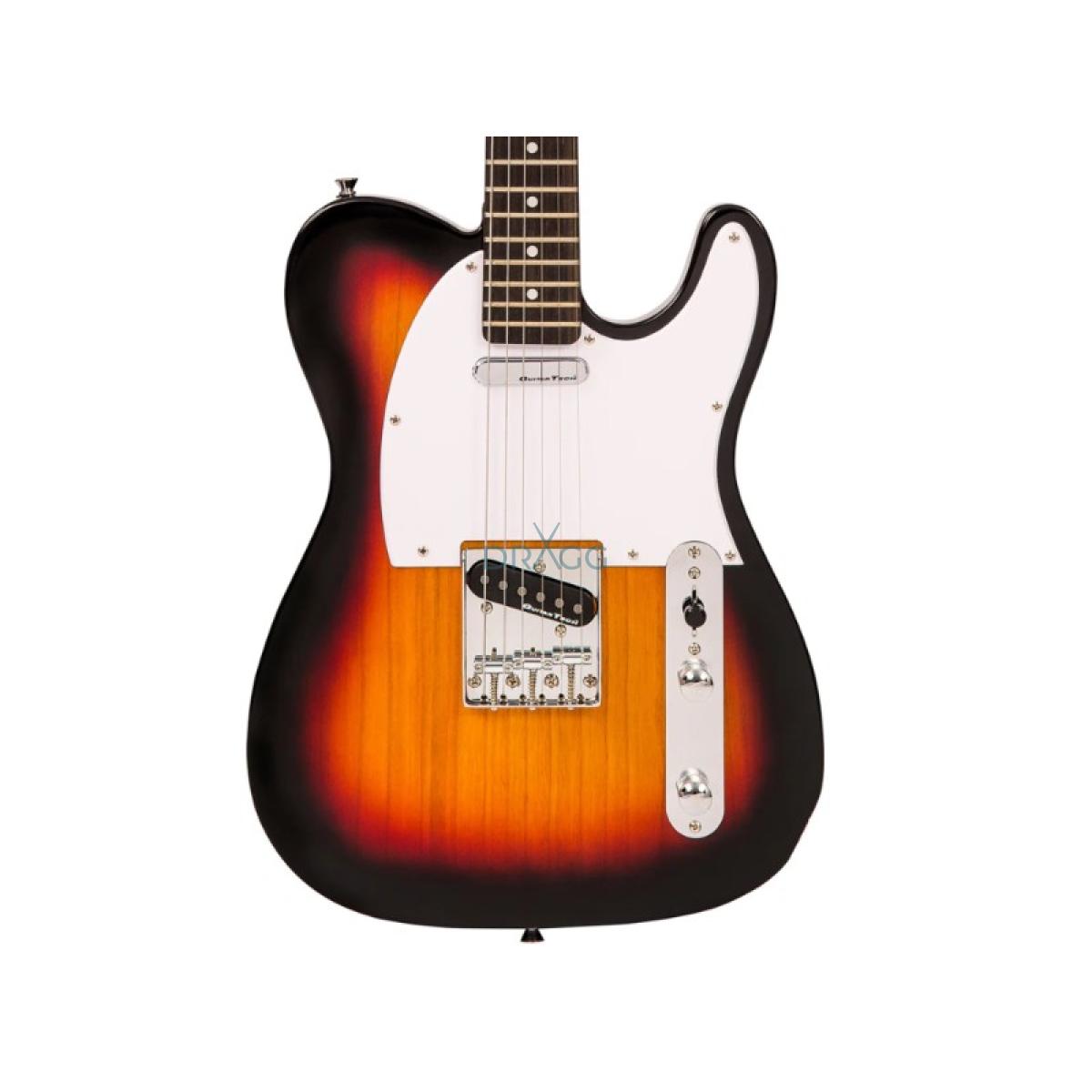 Guitarra Eléctrica Tipo Telecaster Encore E2 Sunburst